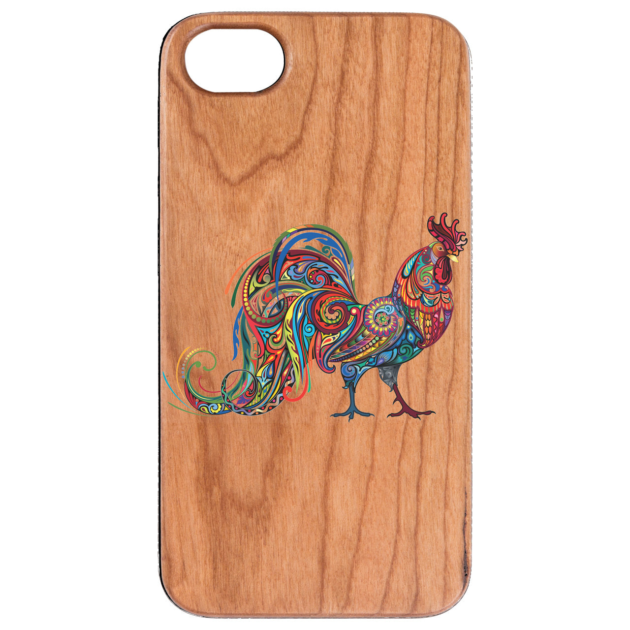 Rooster - UV Color Printed Wood Phone Case